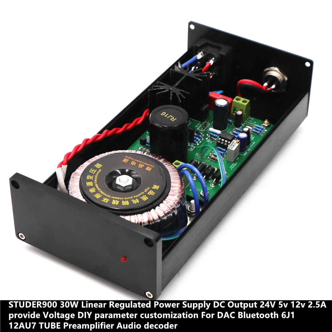 STUDER900-30W-Regulated-Linear-Power-Supply-Adopt-silent-toroidal ...