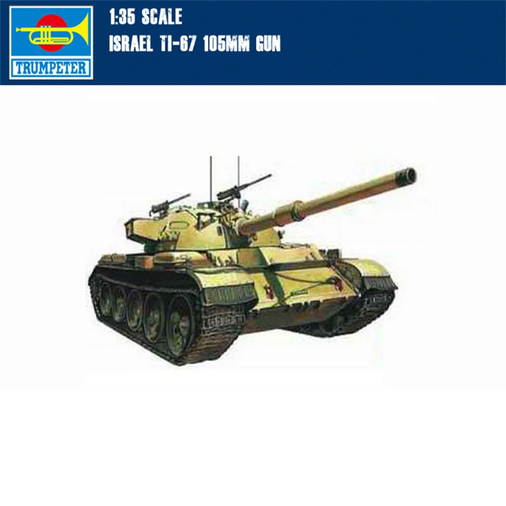 Trumpeter 1/35 Israeli Ti 67 105mm Gun Military Model Tank 00339 ...