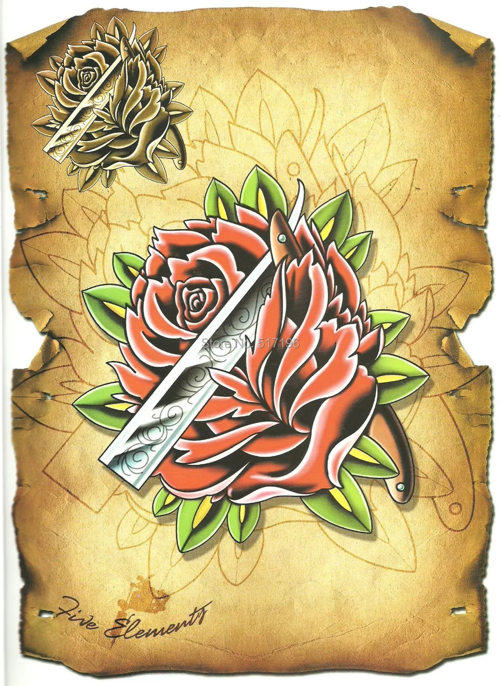 Boog Rose Tattoo