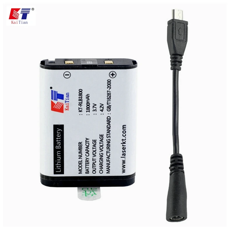 Kaitian Rechargeable Lithium Battery for Laser 3D Green 12 Line Laser ...