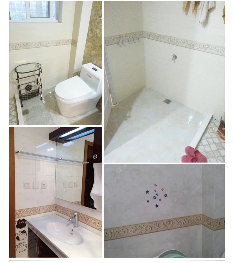 10 см x 5 м виниловая Водонепроницаемая наклейка для ванной комнаты s ...