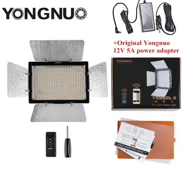YONGNUO YN600LII YN 600LII 5500K 2.4G Bluetooth YN600 II 600 Panel LED ...