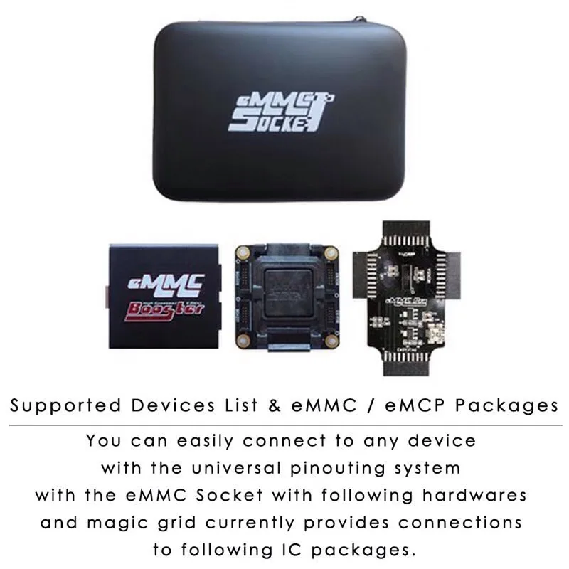 2018 Newest Original EMMC Booster Tool with EMMC Socket device support ...