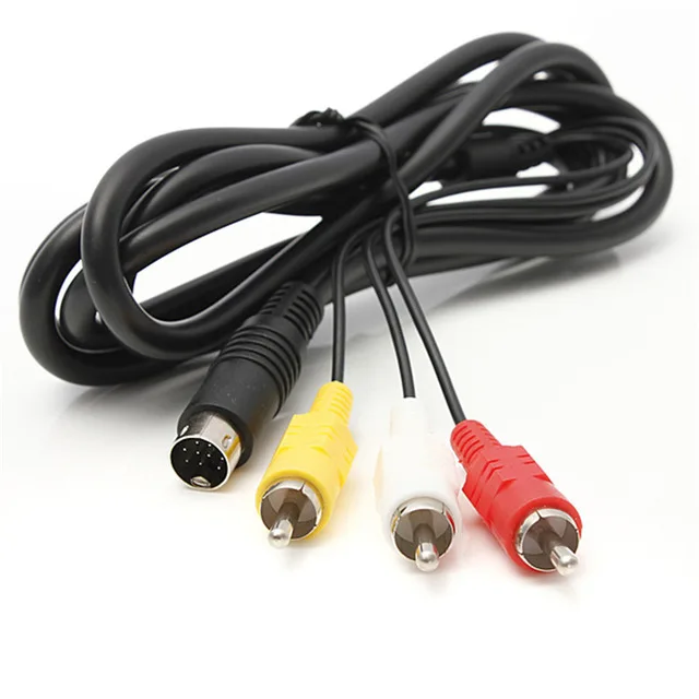 10 pcs High quality Brand new AV Cable for SEGA Mega Drive Genesis 2-in ...