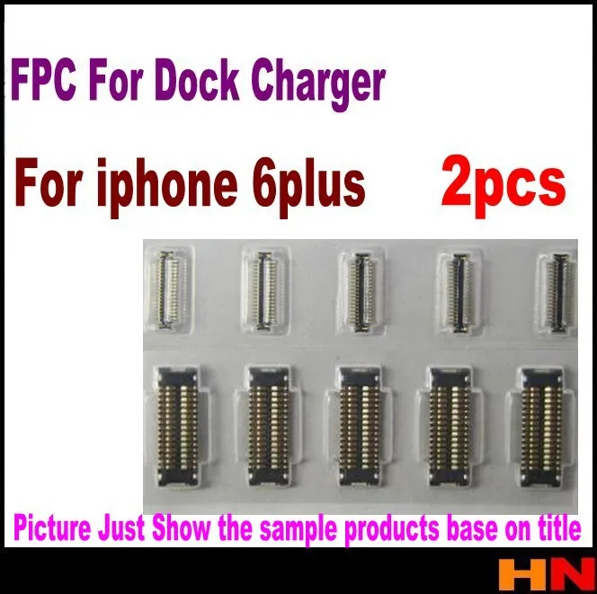 2pcs FPC Connector for iPhone 6 Plus 6+ 5.5 inch Charger charging Dock ...