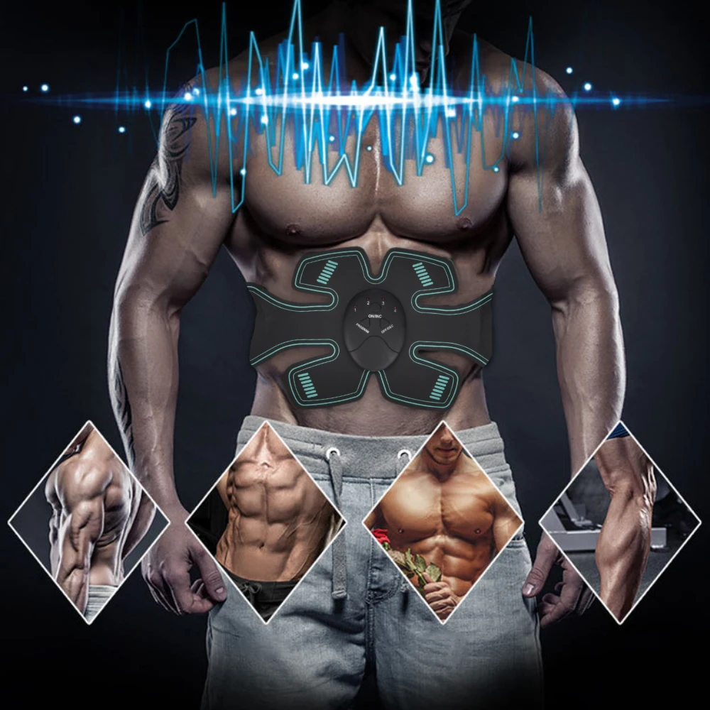 Electric Ab Belt - Classic with 4 Levels of Intensity - Electric Muscle ...