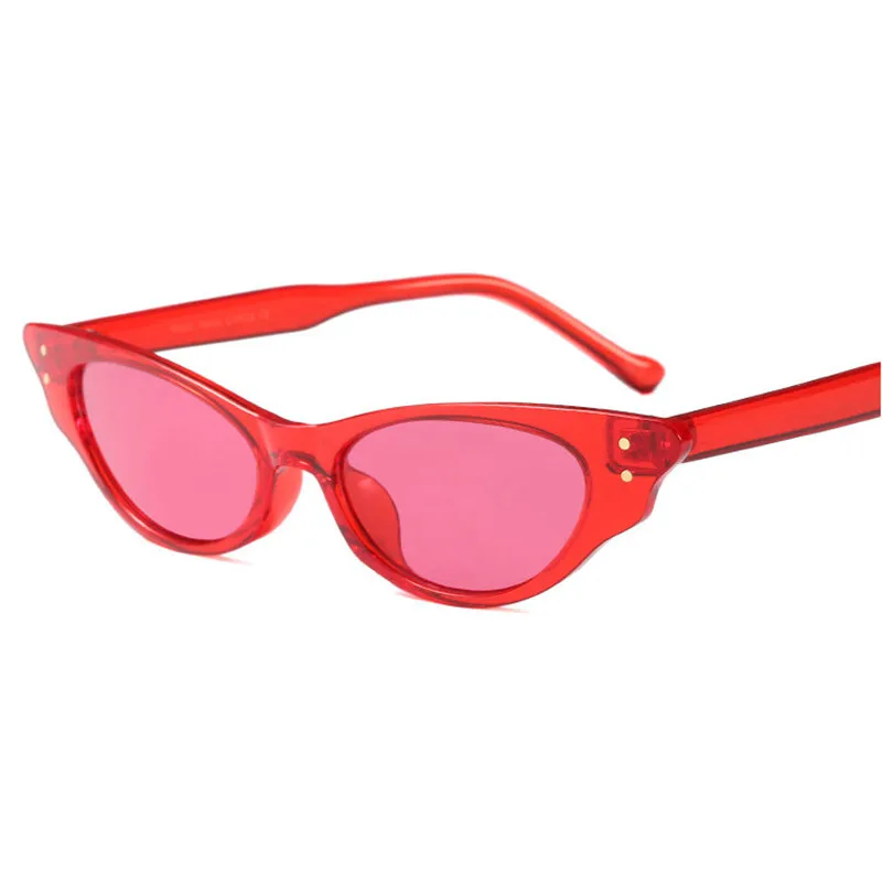 Sexy Small Cat Sunglasses Women Vintage Red Black Sun Glasses Female