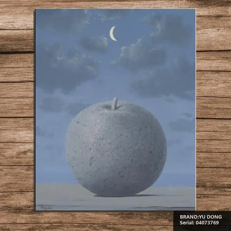 Rene Magritte Still life Abstract oil Painting Drawing art Spray ...