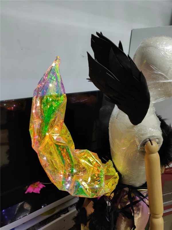 In stock! Anime prop 2019 LOL Ahri tail KDA Idol singer kda golden ...