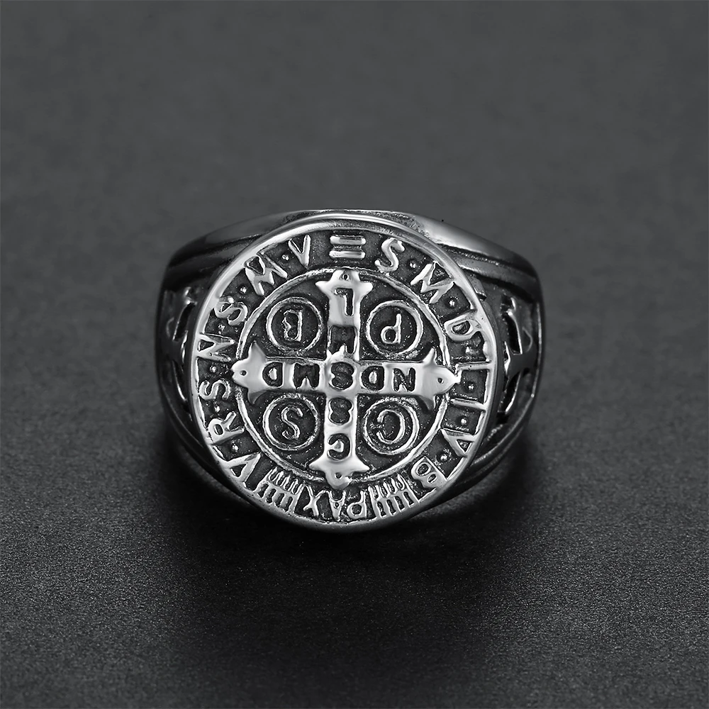 Catholic jewelry Christian cross Faith Christian style St Benedict ...