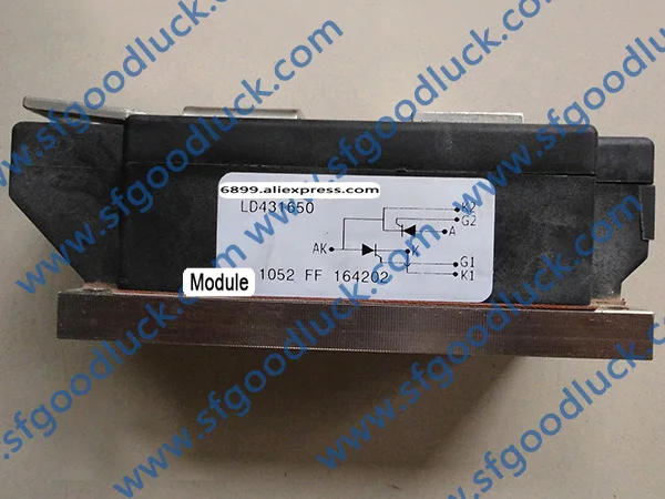 LD431650 Thyristor Dual SCR Isolated Module 1600V 50A 3-Pin POW-R-BLOK ...