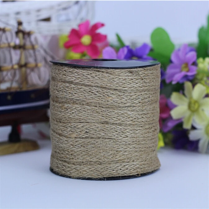 Free ship Eco friendly 100% jute tieback weaved rope three colors for ...