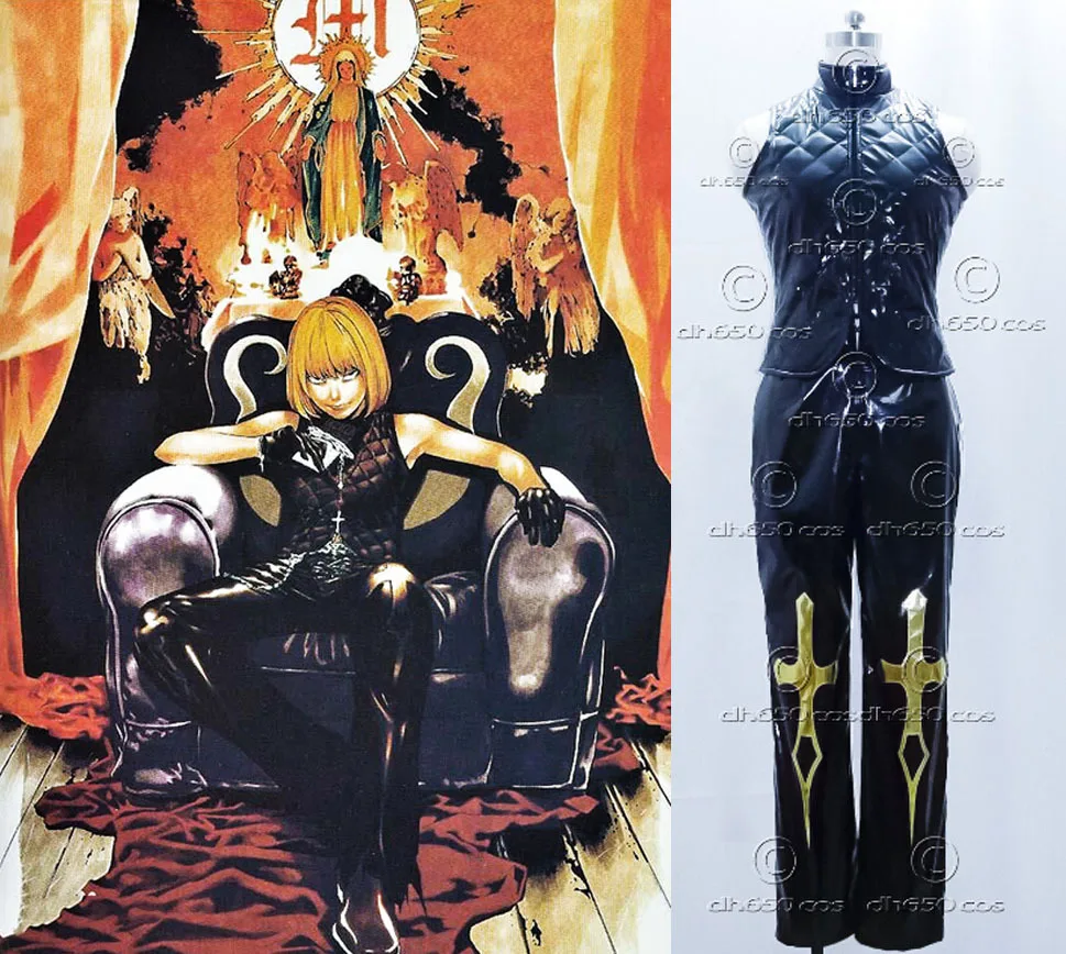 Death Note Mello Cosplay Costume Custom coat pant hero set on ...