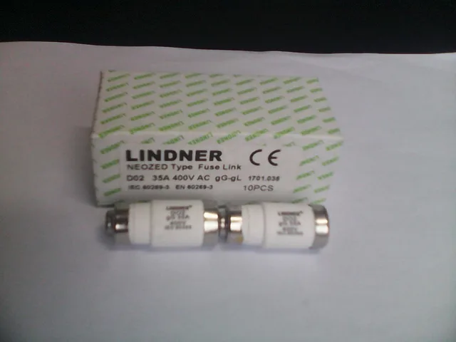 Fuses: LINDNER NEOZED Type Fuse Link D02 35A 400V gG/gL 1701.035-in ...