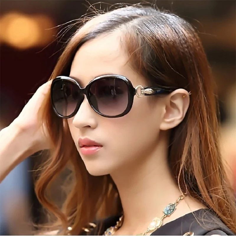 New Fashion Oval Sun Glasses Women Brand Designer Vintage Gradient Oval ...