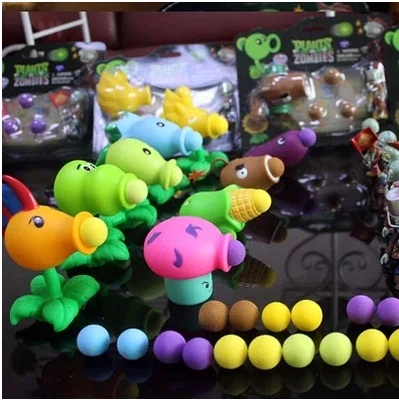 2015 new New Popular Game Plants vs Zombies Peashooter PVC Action ...