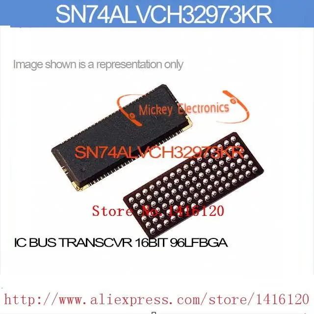 SN74ALVCH32973KR IC BUS TRANSCVR 16BIT 96 LFBGA SN74ALVCH32973KR 32973 ...