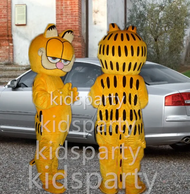 New hot 2016 Garfield mascot costume adult cartoon walking cosplay ...
