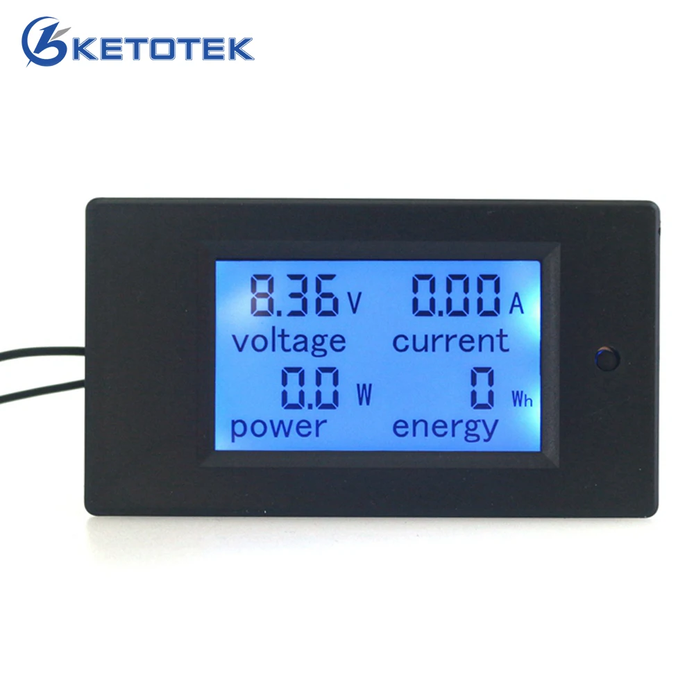 DC-6-5-100V-0-20A-Digital-LCD-Volt-AMP-Voltmeter-Ammeter-power-energy ...