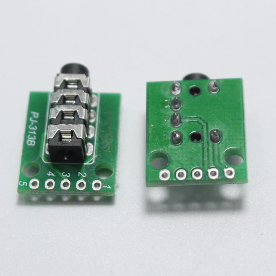1pcs-3-5-Headphone-jack-with-PCB-Board-3-5mm-4Pole-Audio-Plugs ...