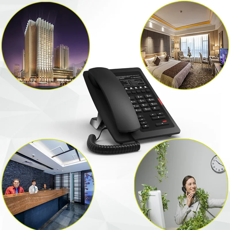 SIP phone hotel IP phone hotel VoIP Telephone PoE for 5 star hotel room ...