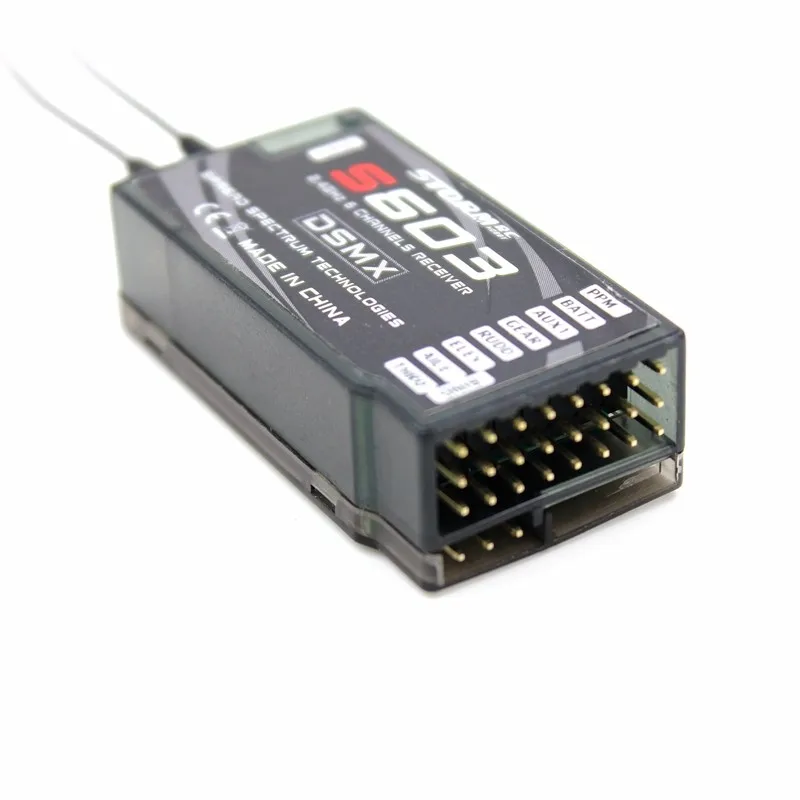 2.4GHz 6CH S603 Receiver(surpass AR6210) PPM Output for DX6i JR DX7 rc ...