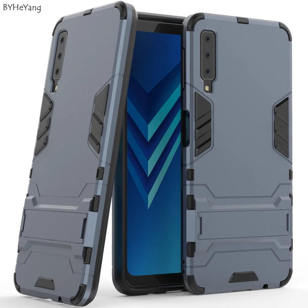 BYHeYang For samsung galaxy a7 2018 Case Rubber Robot Armor Phone Shell ...