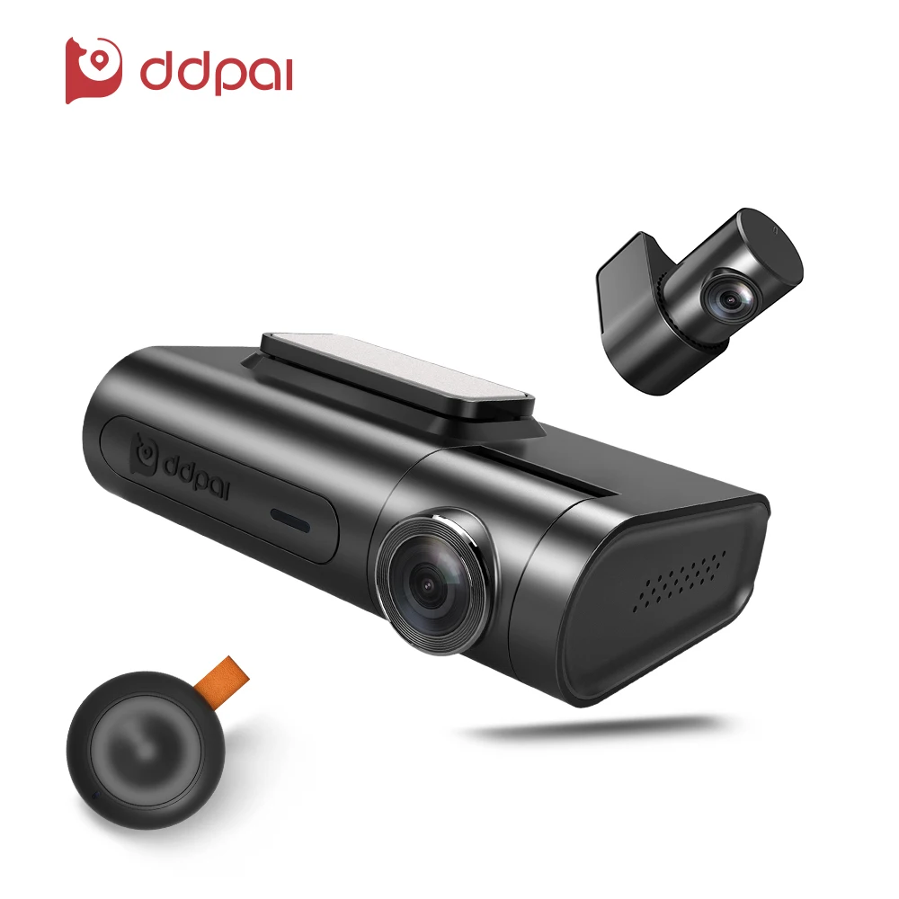 DDpai X2 Pro Car Camera 1440P FHD Night Vision Recording Dash Cam Dual ...