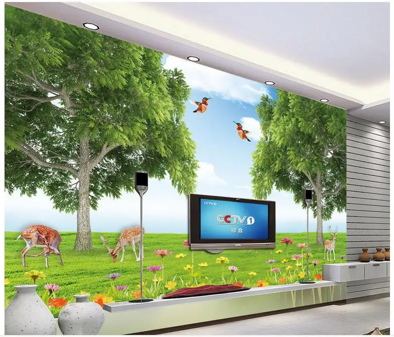 Custom 3d wallpaper 3d murals wallpaper mural wall Super clear 3 d ...