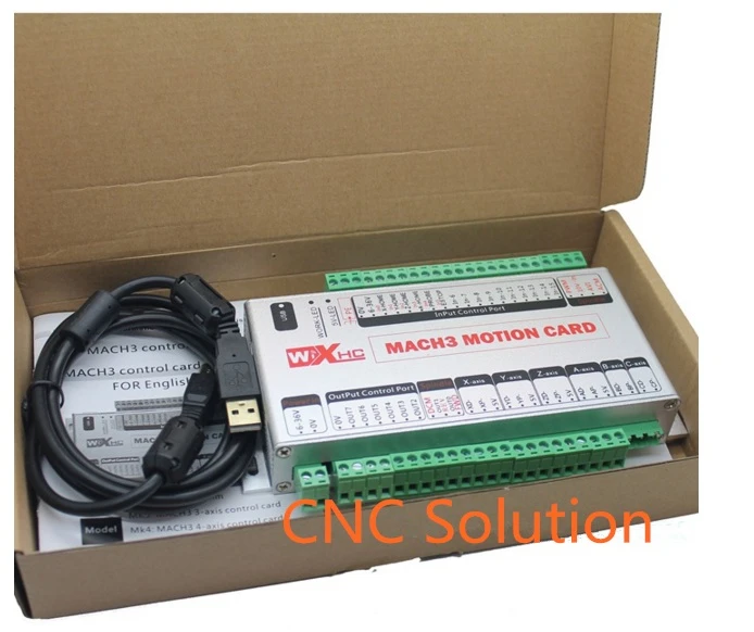 Commandes, contrôles mouvement 4 Axes CNC Carte USB Mach 3 Mach 200 kHz ...
