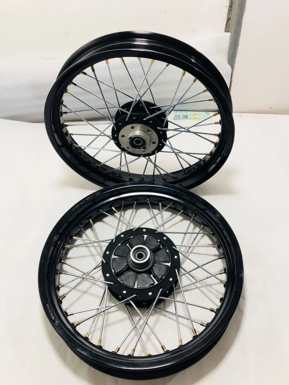 Aluminum Alloy GN250 Front Rear 1.85/2.15/2.5/3/3.5x17/18/19 Spokes ...