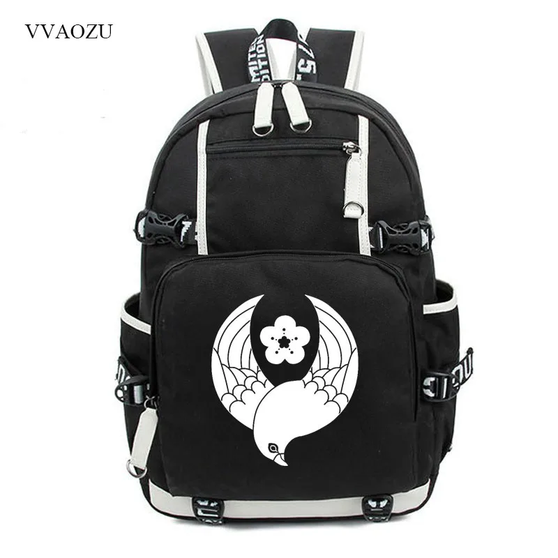 Touken Ranbu Online Canvas Backpack High Capacity Shoulder Bag Laptop Touken Ranbu Online Canvas Backpack High Capacity Shoulder Bag Laptop