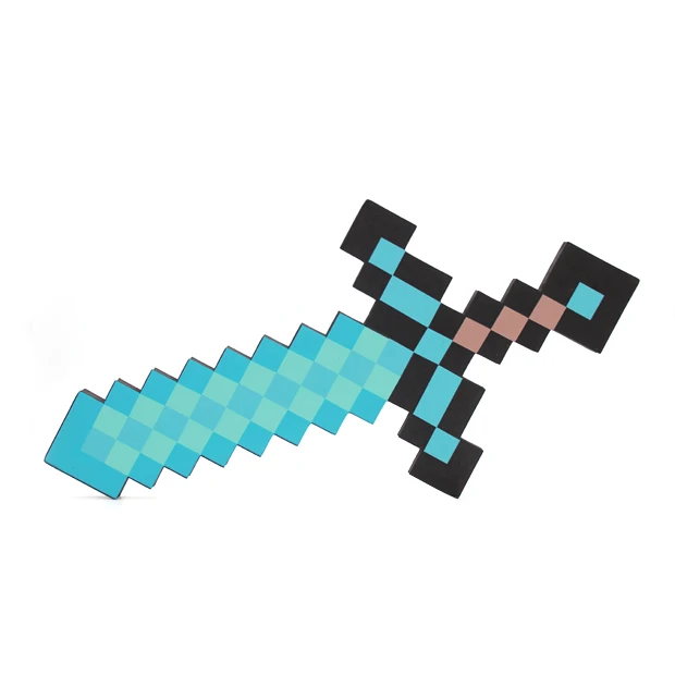 Купить 2016 Майнкрафт игрушки Майнкрафт Minecraft пены алмазный меч ...