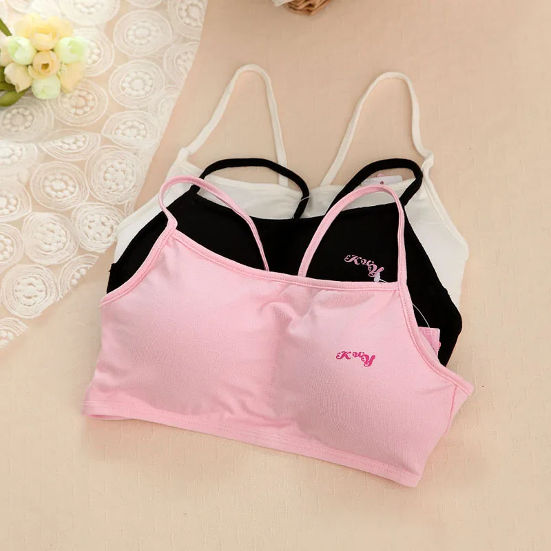 kewayi developmental girl bra wrapped chest vest modal cotton underwear ...