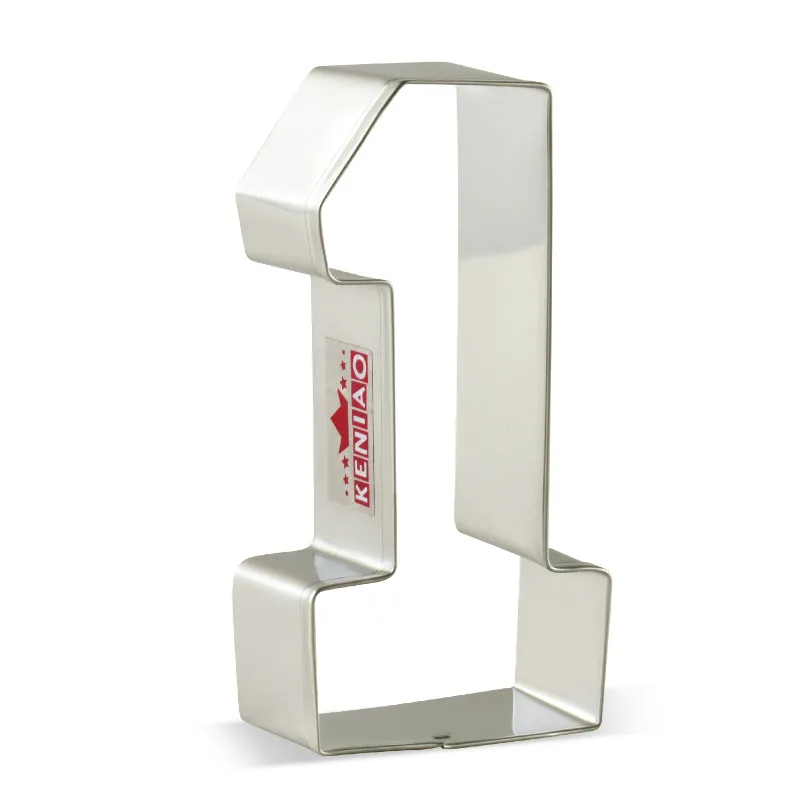 KENIAO-Number-1-Cookie-Cutter-10-CM-Kids-Biscuit-Fondant-Mold-Stainless ...