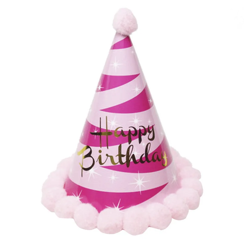 Aliexpress.com : Buy Hoomall Happy Birthday Party Hats with Hairball ...