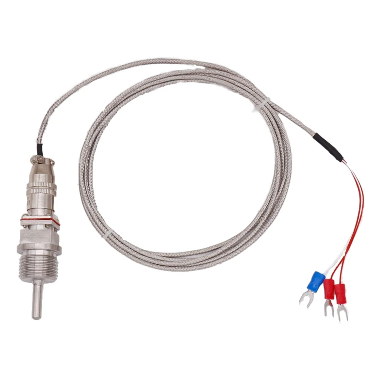 RTD Pt100 Temperature Sensors 1/2"NPT Threads With Detachable Connector ...