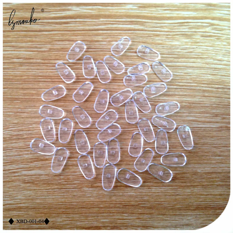 Lymouko 20pairslot Pvc Eyeglass Plastic Nose Pads Lock Type Frame On Nose Pad Glasses Massage