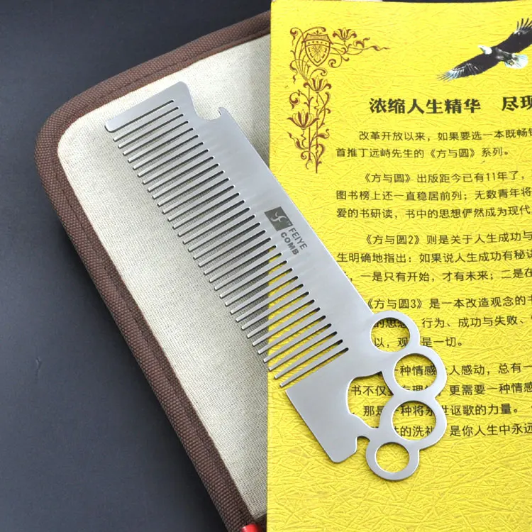 Flying wild haircut hair comb new metal stainless steel comb anti ...