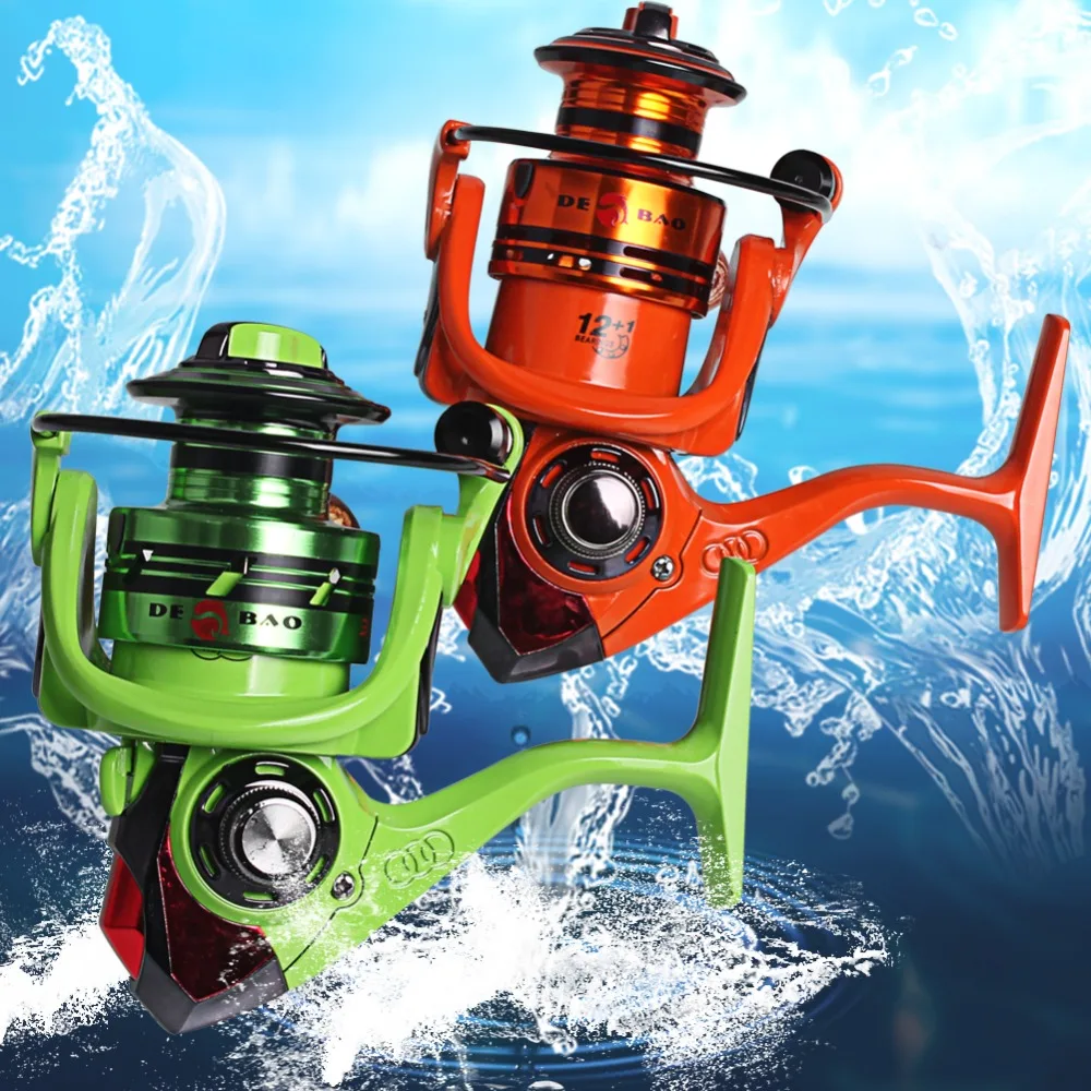 Sougayilang 2016 New Fishing Reel Left/Right Hand 10+1BB Green Orange ...