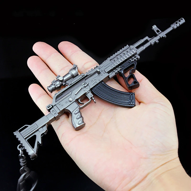 Kutu ambalaj beril M762 tüfek modeli anahtar bağlantı 17.5cm AK 15 ...
