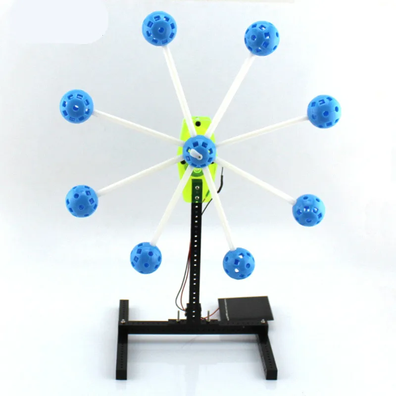 Diy Solar Ferris Wheel 5th Generation Hand-assembled Model Material ...