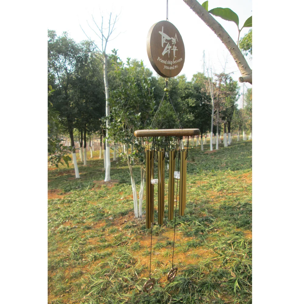 1PCS-Antique-Bronze-8-Tubes-Wood-Wind-Chimes-Chapel-Church-Bells ...