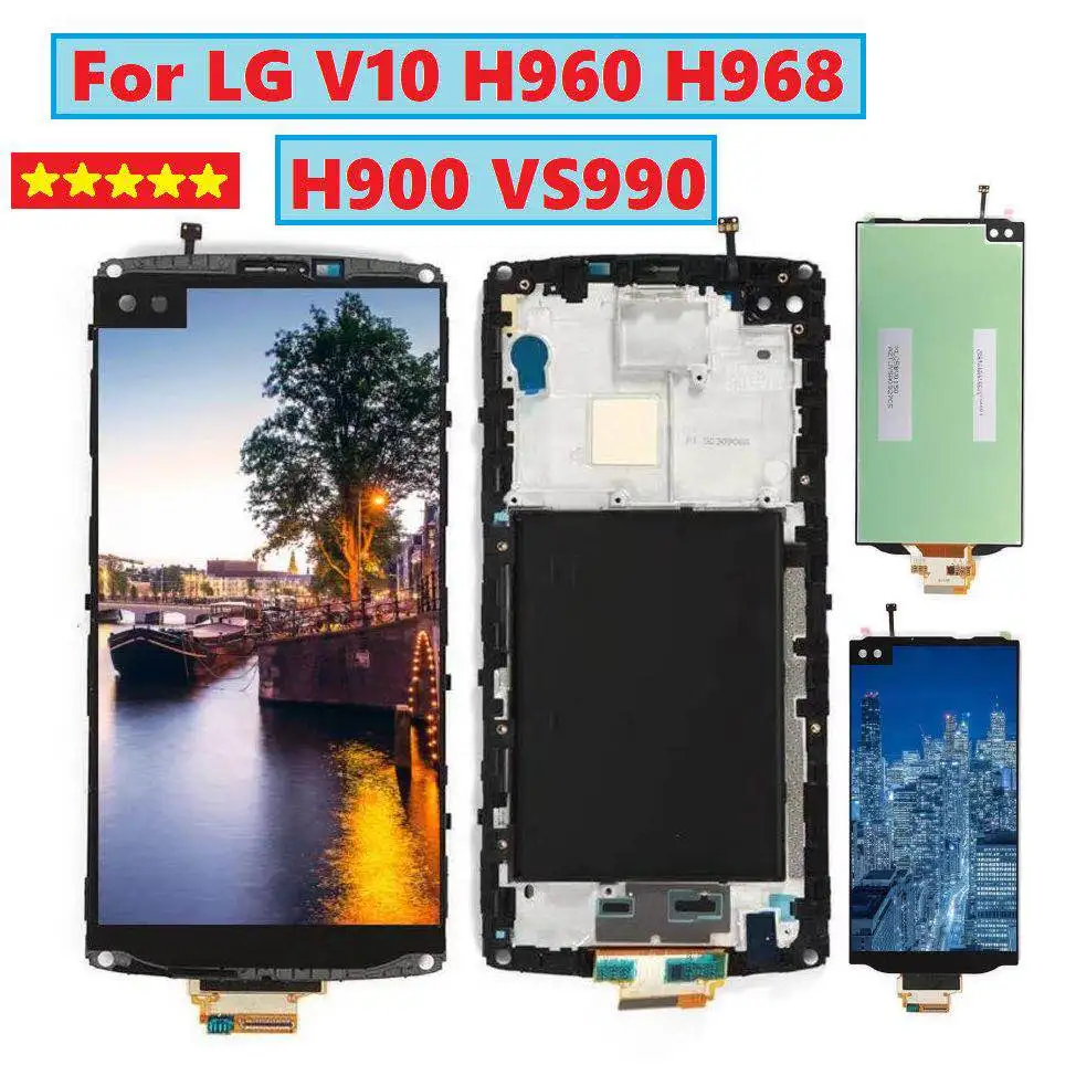 5.7"for LG V10 H960 H968 H900 VS990 LCD Display Touch Screen Digitizer ...