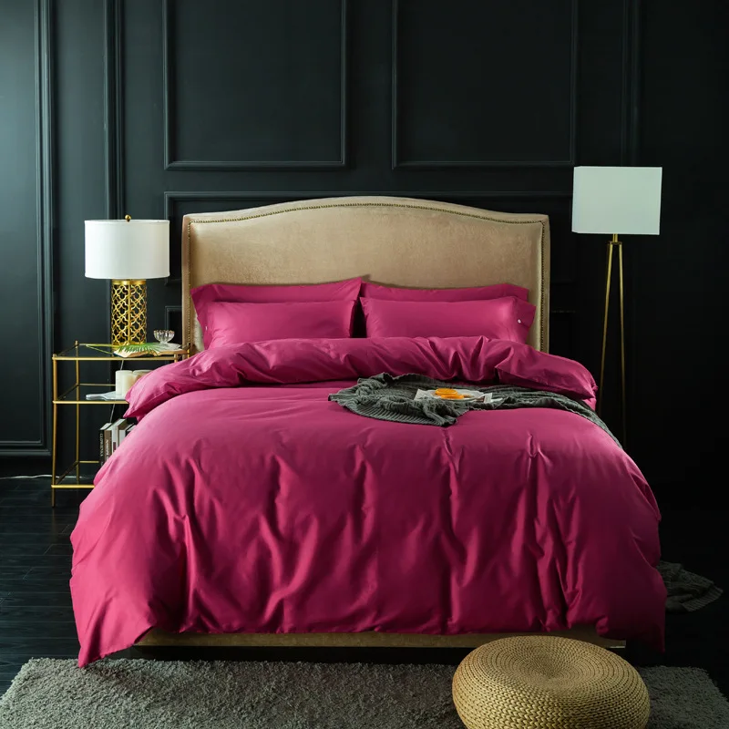 1 шт., чистый хлопок, пододеяльник, сплошной цвет, пододеяльник для ...