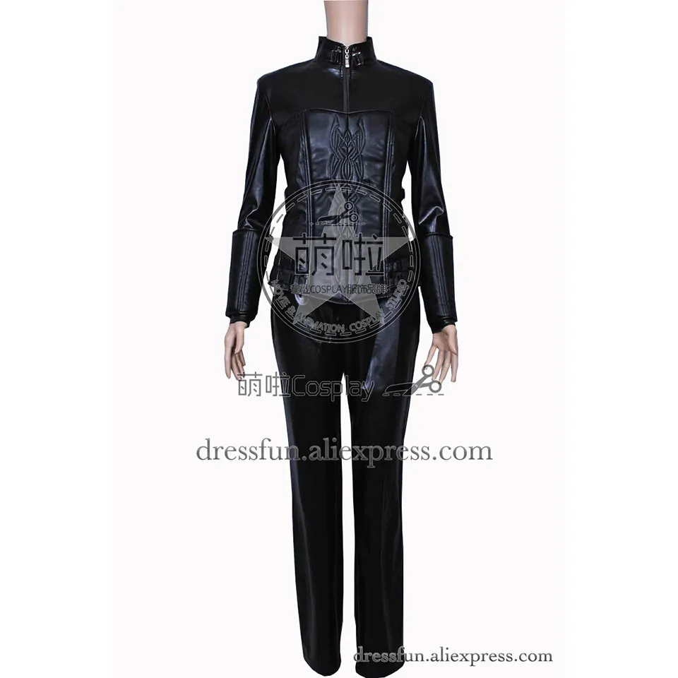 Underworld Cosplay Selene Costume Black Jacket Pants Corset Outfits ...
