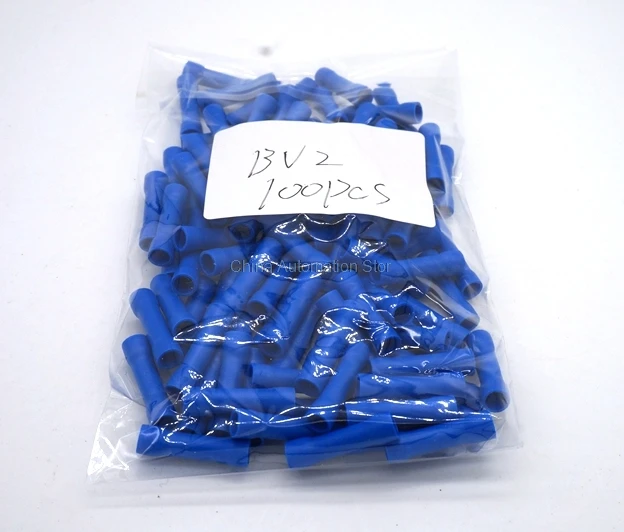 BV2 BV2.5 Cable Conector cable Completo Aislamiento Terminales de Empalme de Cable Joiner Crimp ...