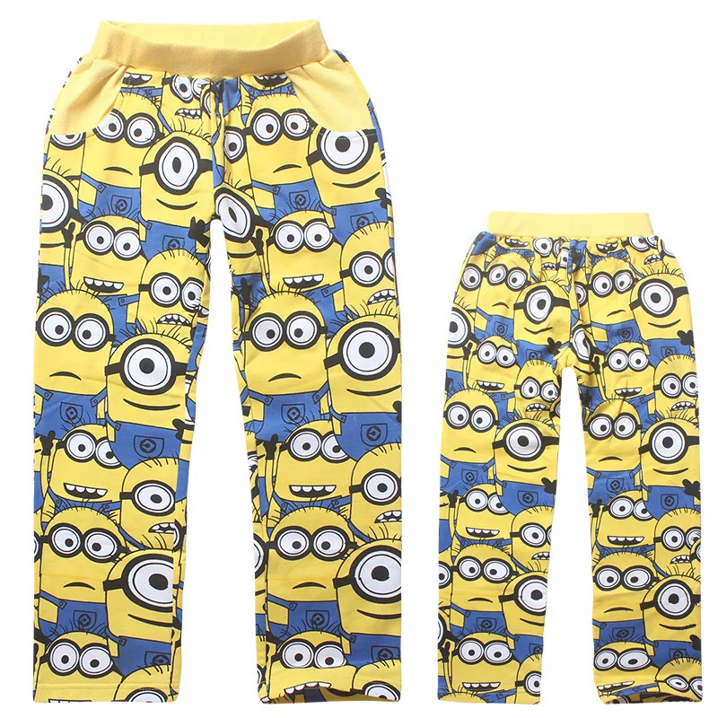 boys casual Pants minion Despicable me Children full length pants kids ...