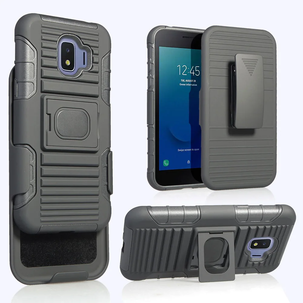 Heavy Duty Hybrid Armor Case Shockproof Magnetic Ring Stand Belt Clip ...