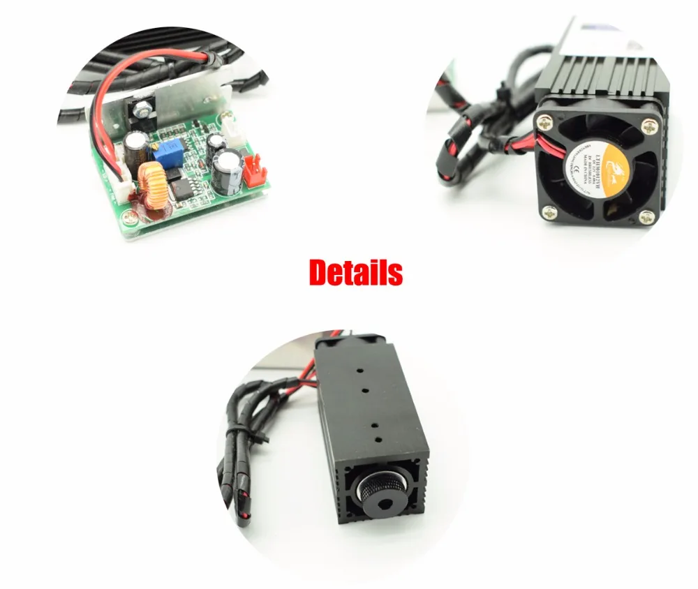 450nm-2W-2000mw-12v-High-Power-focusable-Blue-laser-module-for-engrave ...
